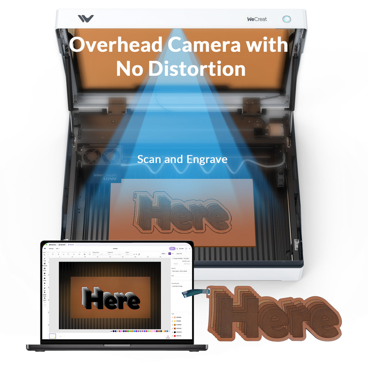 WeCreat Vista FlipLaser Engraver and Cutter