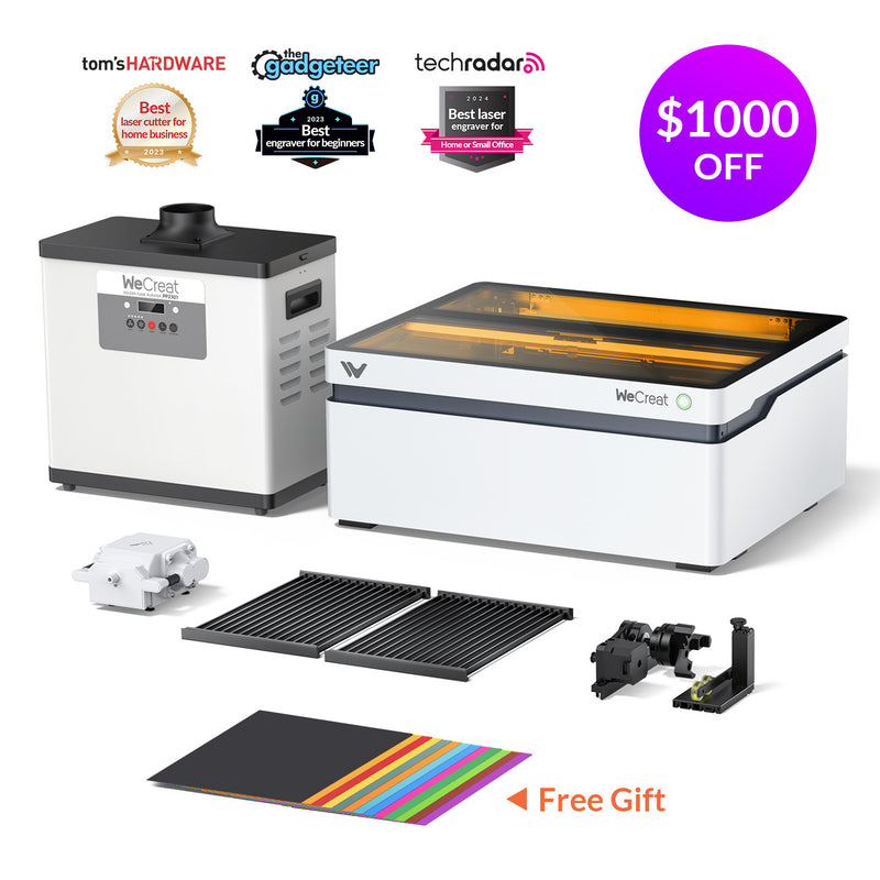 WeCreat Vision: Laser is Finally Easy with our Laser Engraving Machine