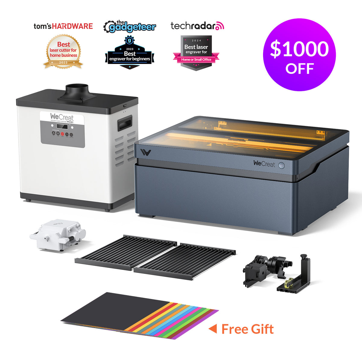 WeCreat Vision: Laser is Finally Easy with our Laser Engraving Machine