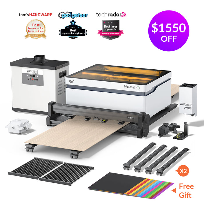 WeCreat Vision: Laser is Finally Easy with our Laser Engraving Machine