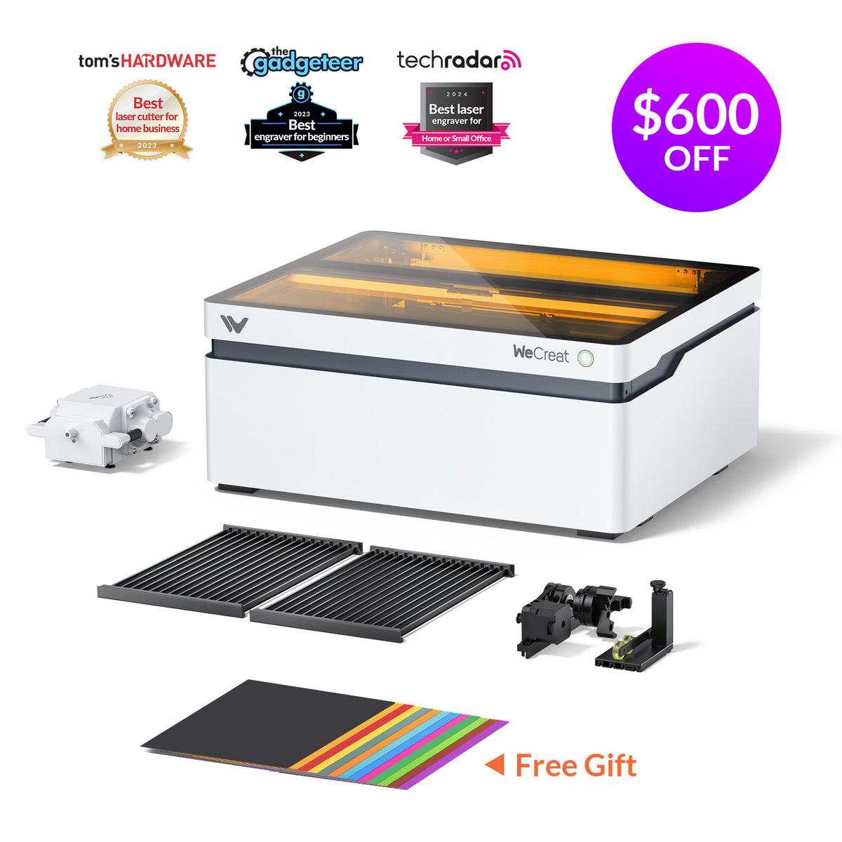 WeCreat Vision: Laser is Finally Easy with our Laser Engraving Machine