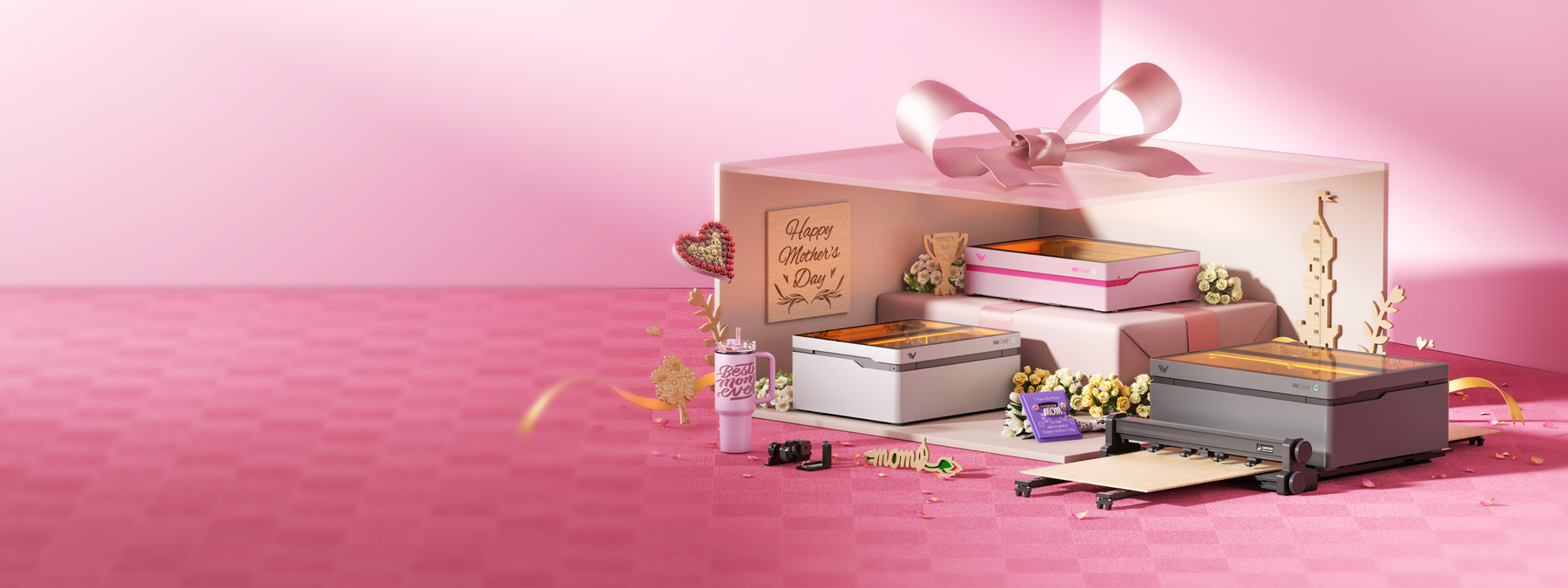 The World's 1st Auto-Lifting Laser Engraver | WeCreat