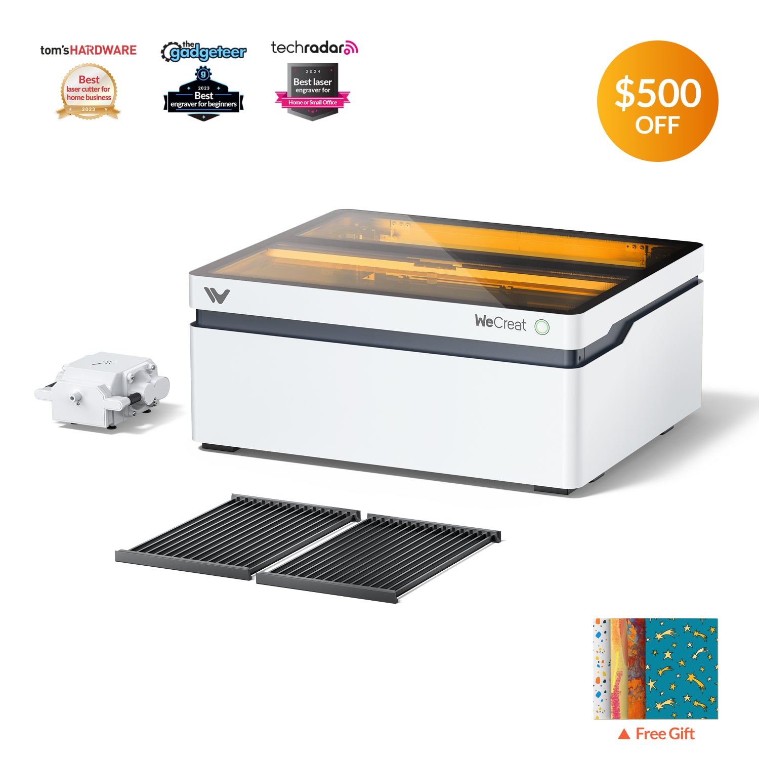 WeCreat Vision: Laser is Finally Easy with our Laser Engraving Machine