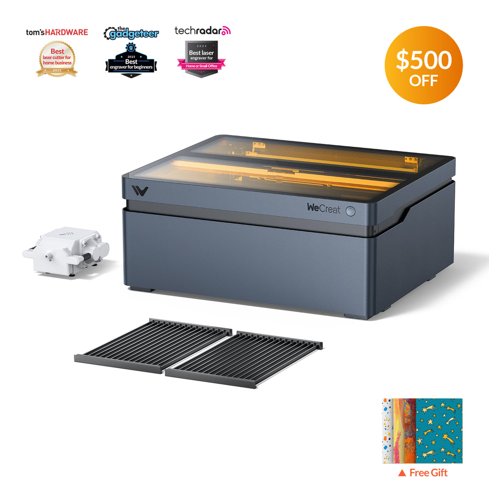 WeCreat Vision: Laser is Finally Easy with our Laser Engraving Machine