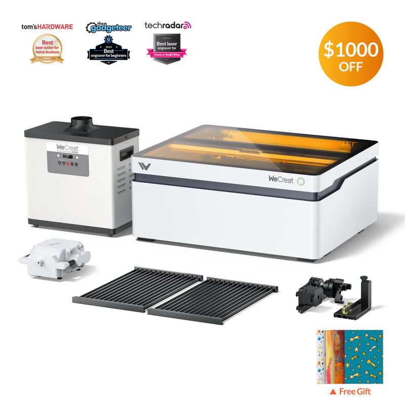 WeCreat Vision: Laser is Finally Easy with our Laser Engraving Machine