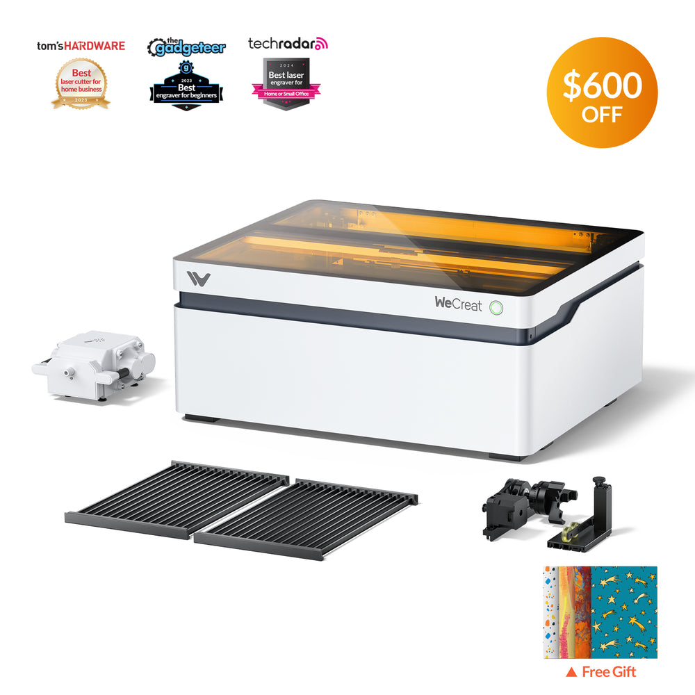 WeCreat Vision: Laser is Finally Easy with our Laser Engraving Machine