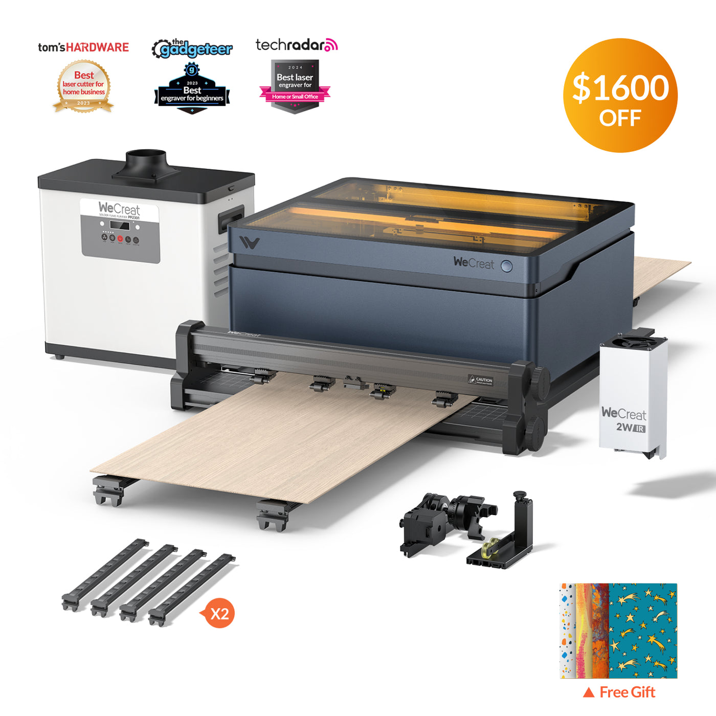 WeCreat Vision: Laser is Finally Easy with our Laser Engraving Machine