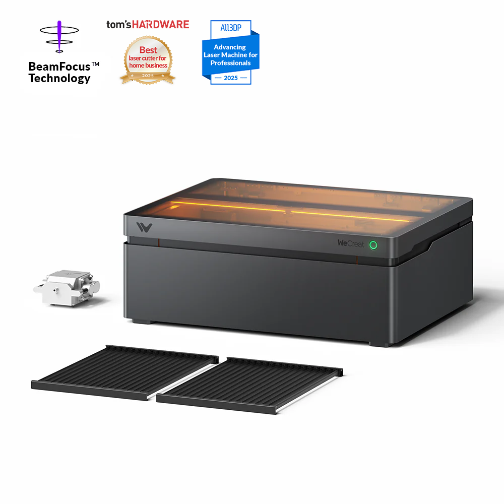 WeCreat Vision Pro – Desktop Laser Cutter with 60W-Equivalent Power for ...