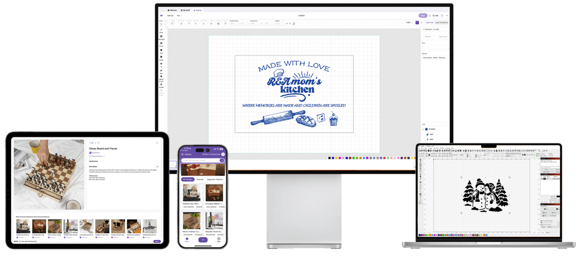 Desktop Auto-Lifting Laser Cutter and Engraver | WeCreat