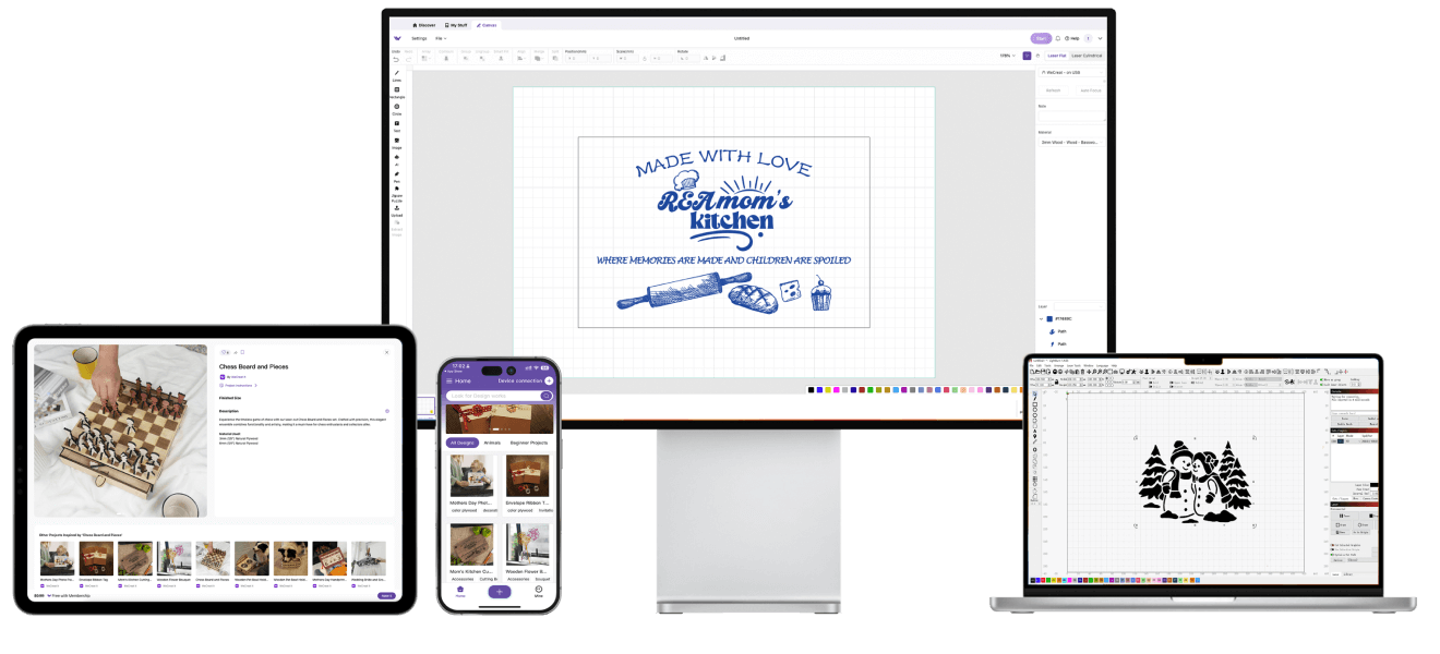 Desktop Auto-Lifting Laser Cutter and Engraver | WeCreat